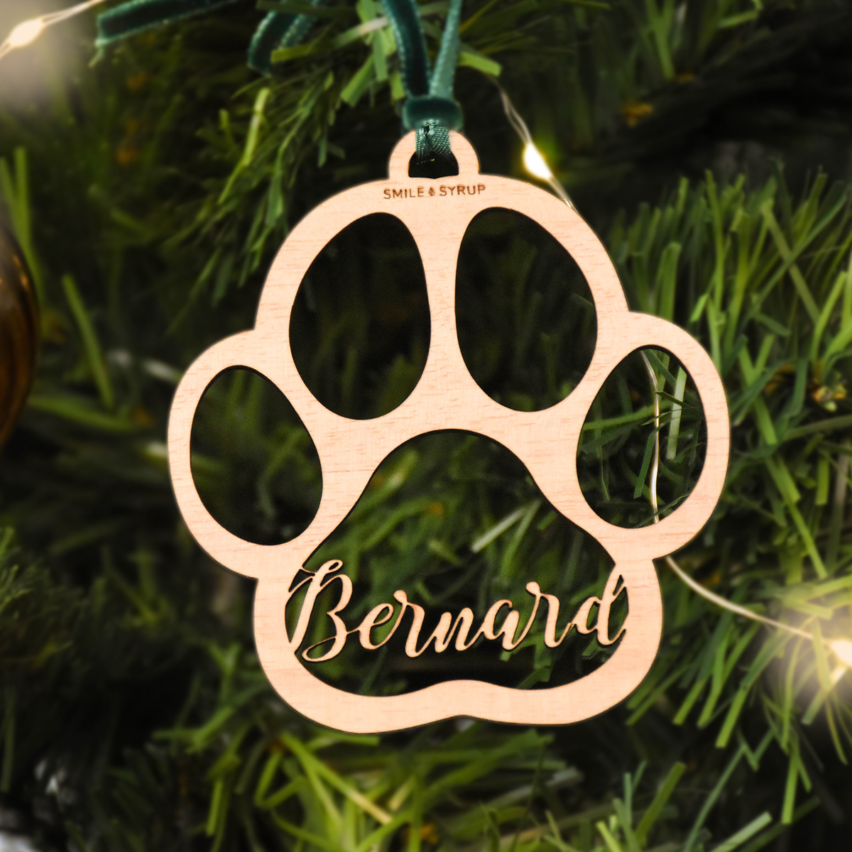 Bola Navidad personalizada huella – Smile Syrup