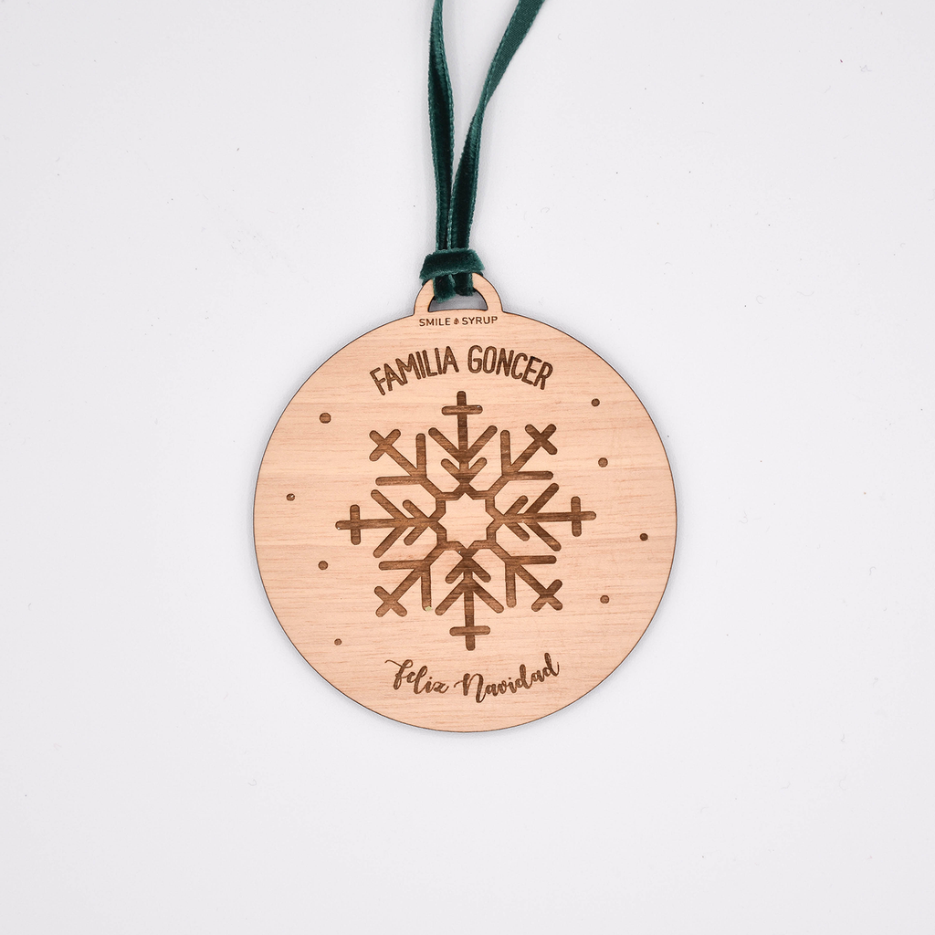 Bola Navidad personalizada familia – Smile Syrup