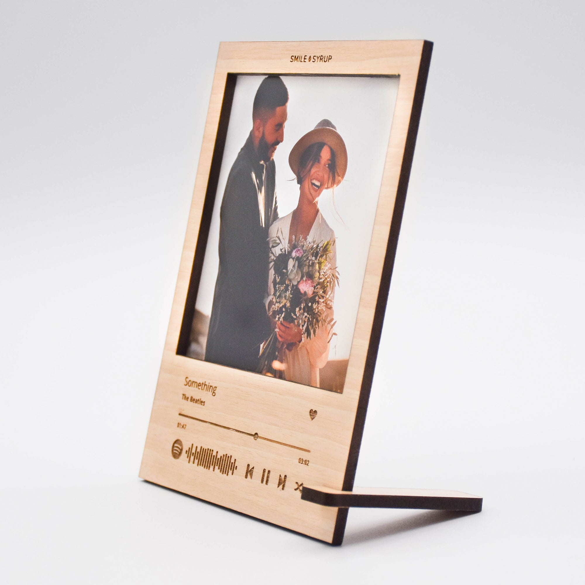 Marco Spotify madera personalizada – Smile Syrup