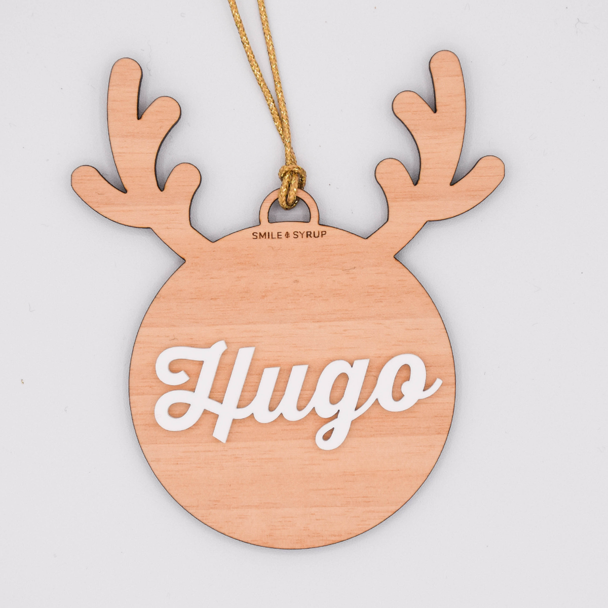Bola Navidad personalizada reno – Smile Syrup